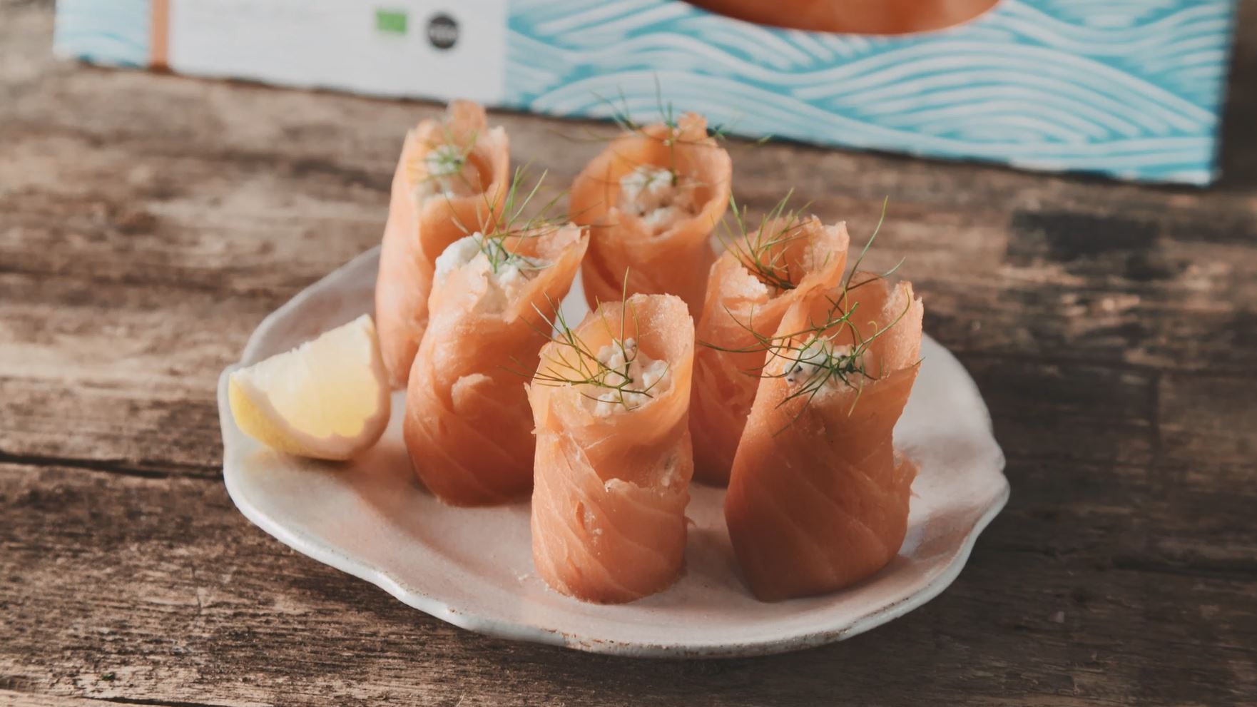 Wakame & Burren Smoked Salmon Roulades - Burren Smokehouse