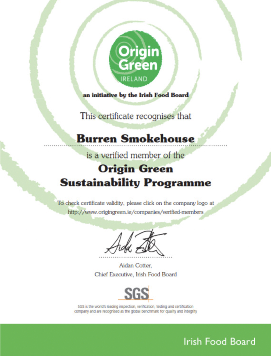 Origin Green - Burren Smokehouse