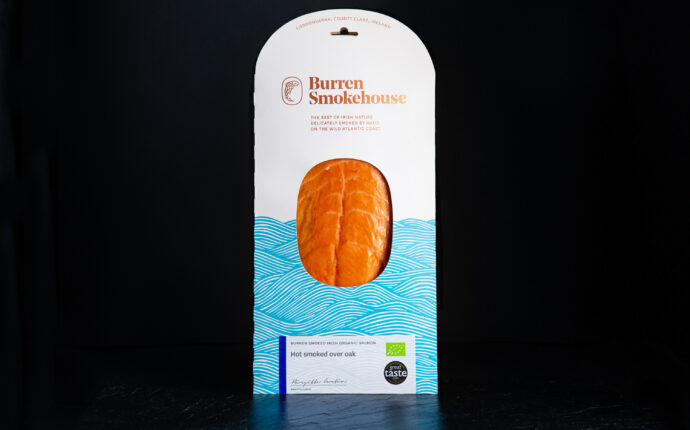 Burren Hot Smoked Irish Organic Salmon - plain - Burren Smokehouse
