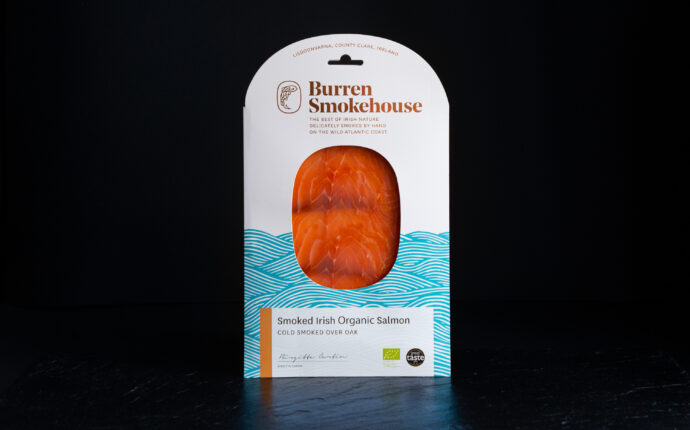 Burren Classic Cold Smoked Irish Organic salmon - Burren Smokehouse
