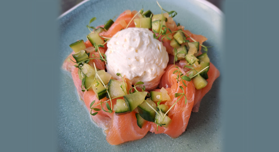 Burren Smoked Salmon, Gorse & Cucumber by Cava Bodega - Burren Smokehouse