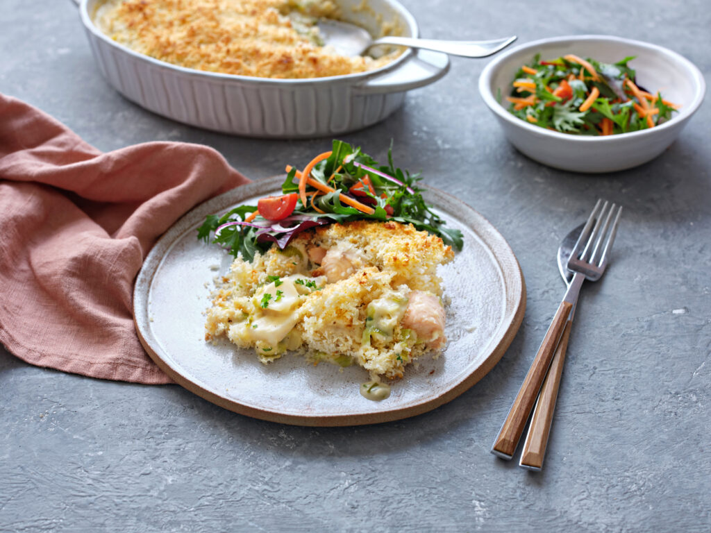 Hot & Cold Smoked Irish Organic Salmon Gratin - Burren Smokehouse